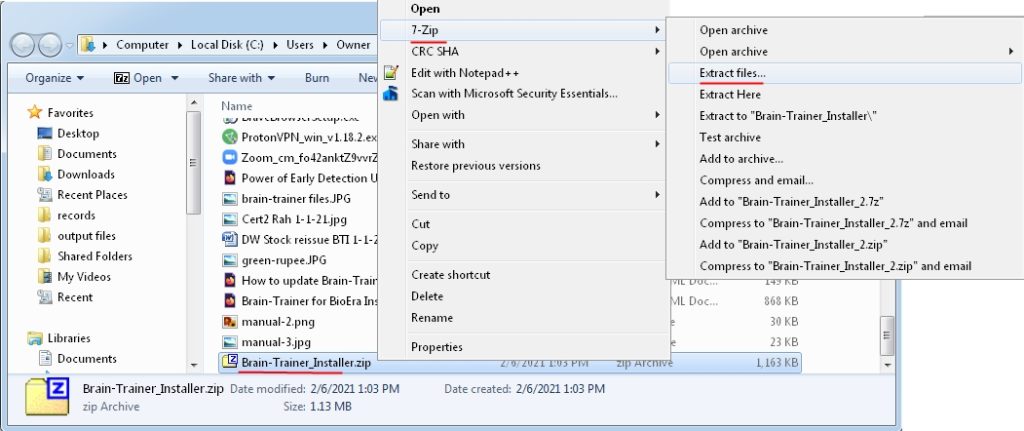 How to download setup files - brain-trainer.com
